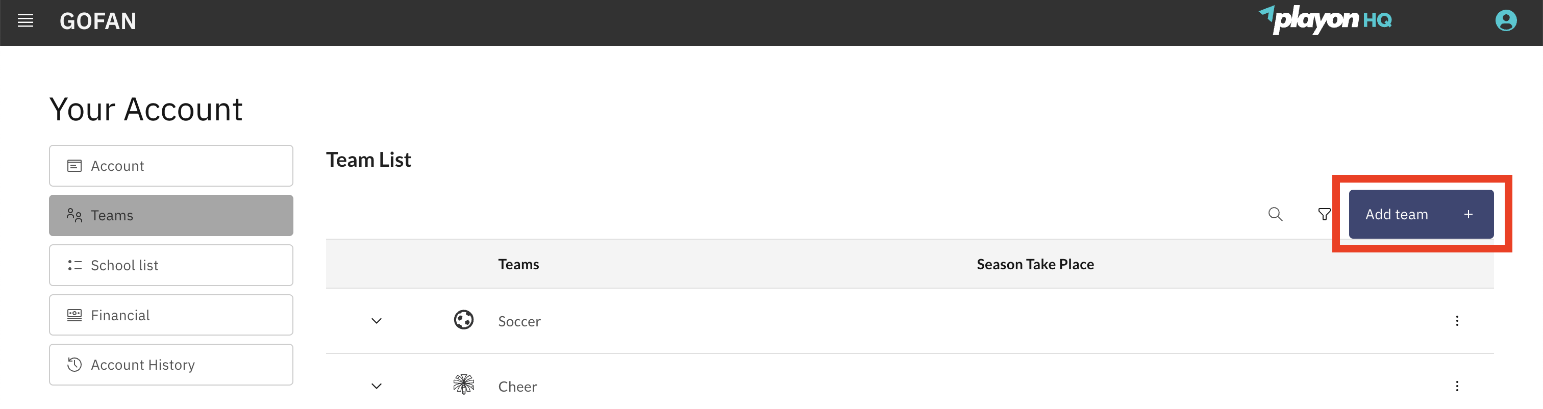 How to Create Teams and Rosters