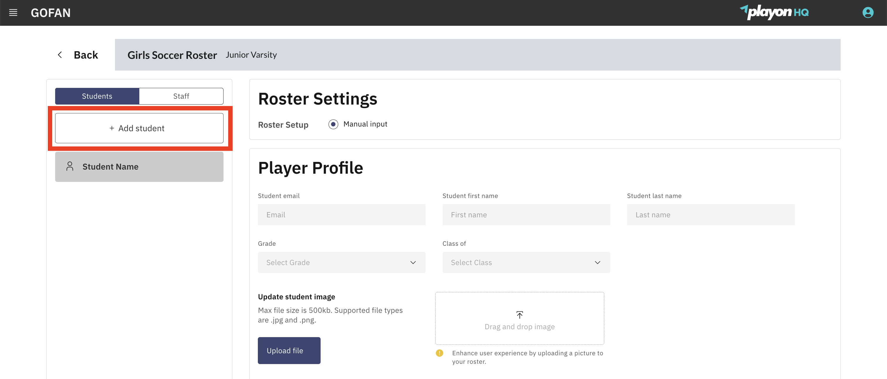 How to Create Teams and Rosters
