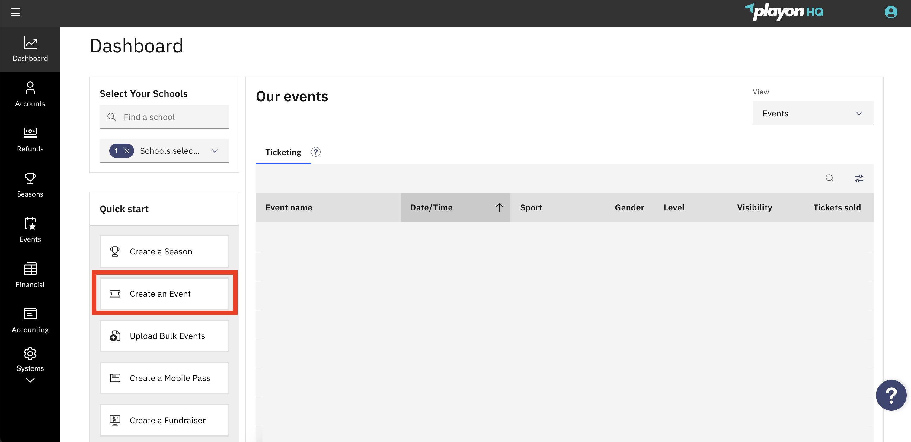 How to Create Ticketing Single Events in HQ