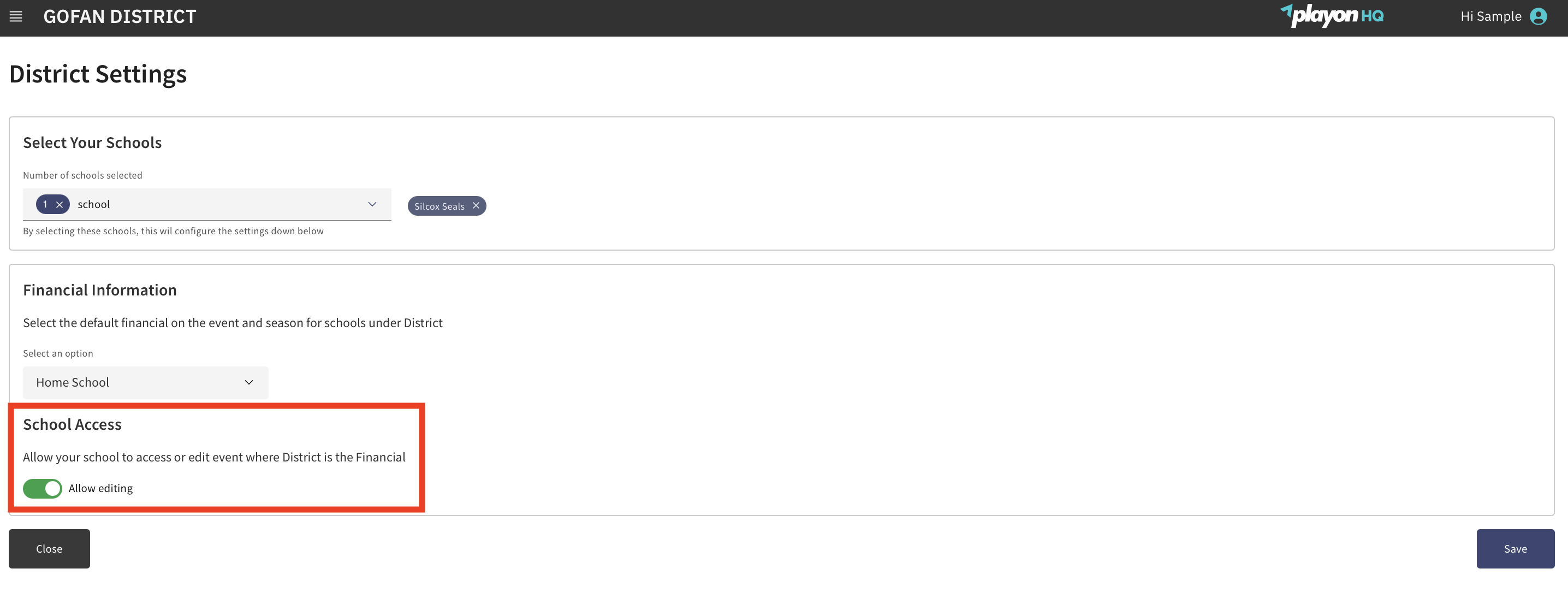 How to Manage Districts