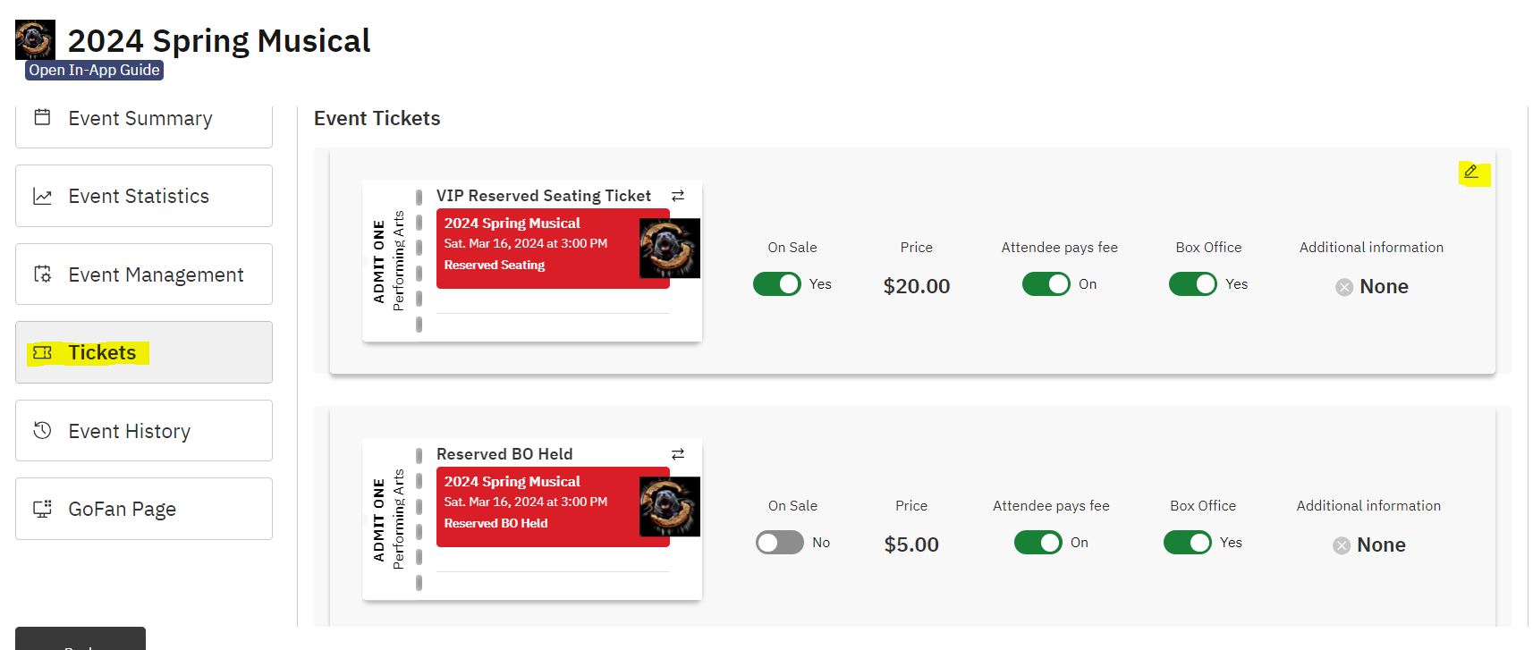 How to Manage Reserved Seating Tickets