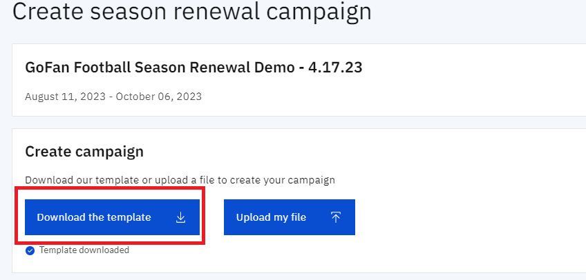 How to Manage Season Renewal Campaigns for Reserved Seating