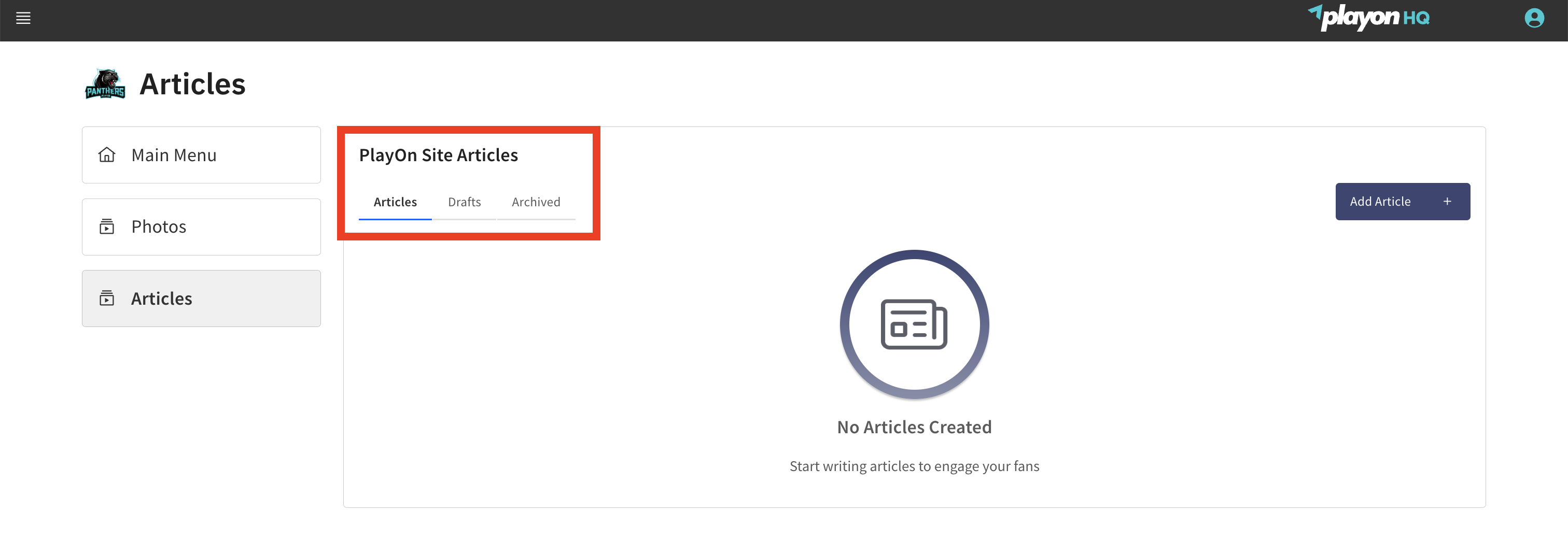 How to Manage Sites