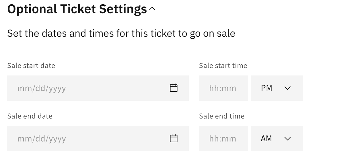 How to Manage Ticket Availability