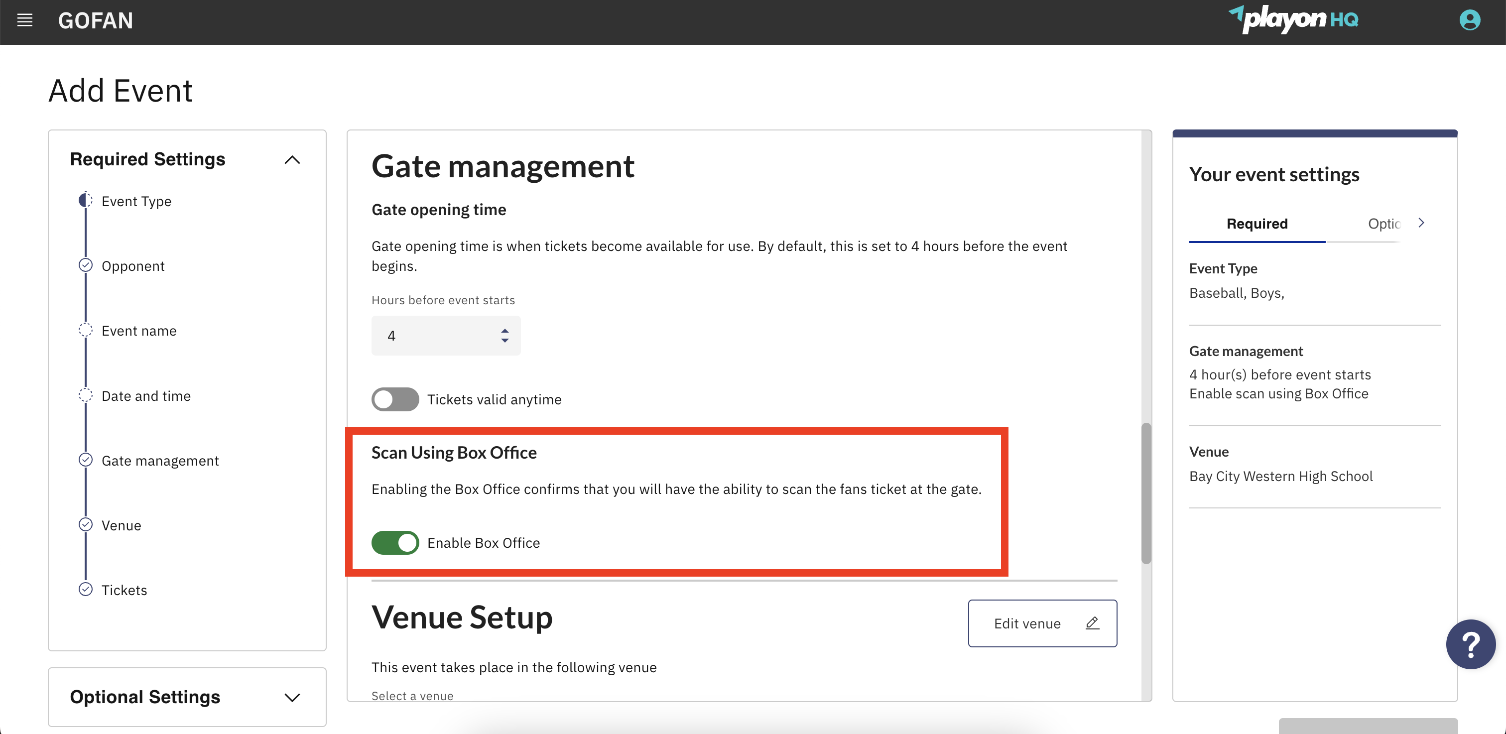 How to Scan Tickets Using Box Office