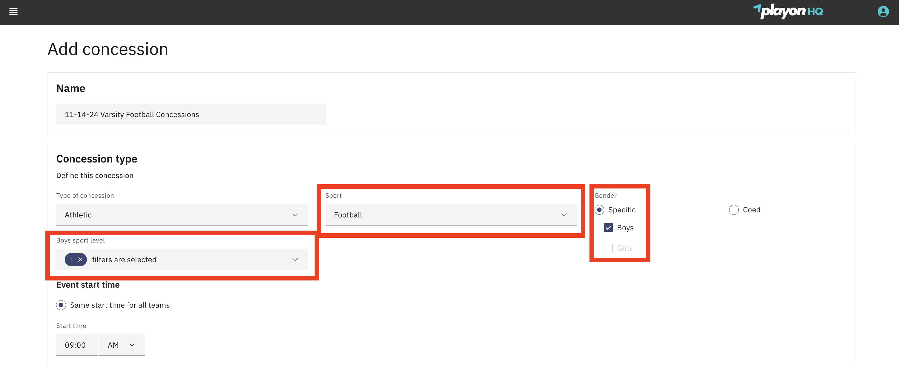 How to Set Up and Use Concessions in HQ
