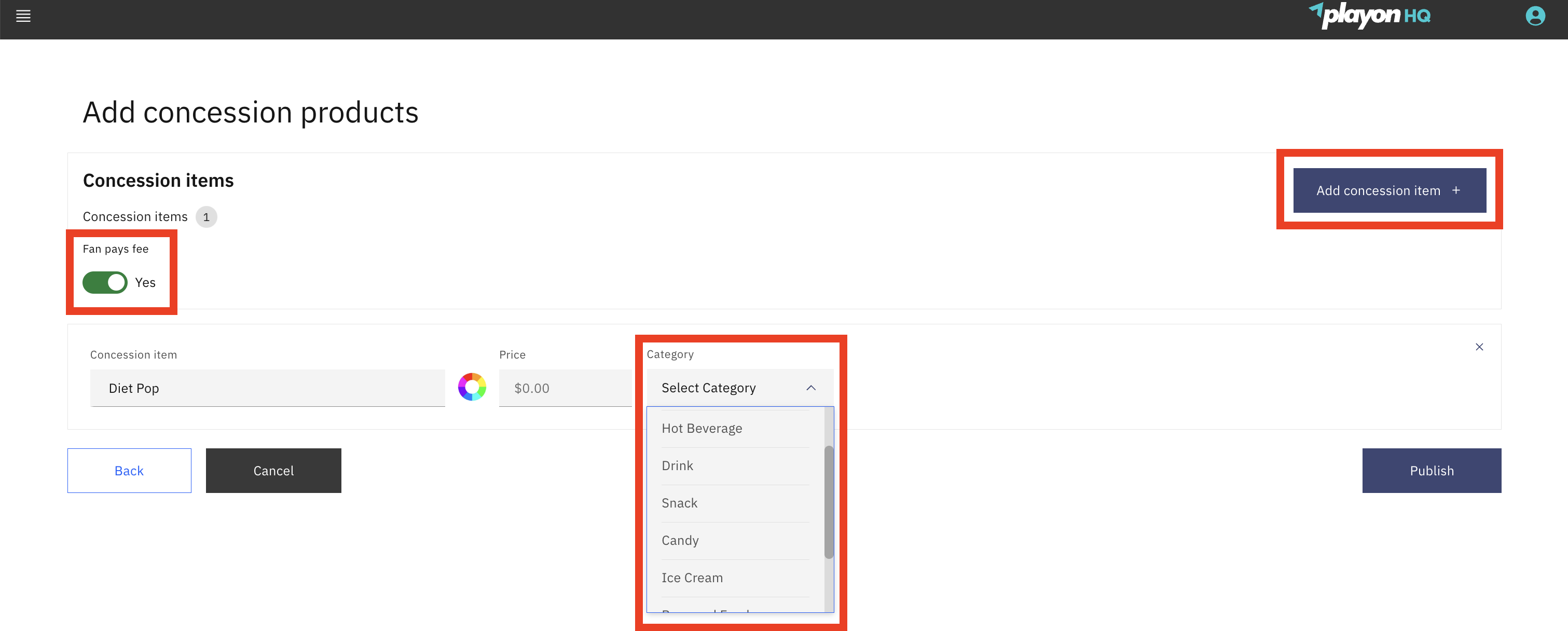 How to Set Up and Use Concessions in HQ