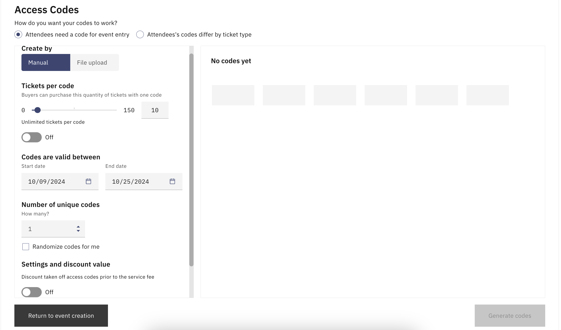 How to Use Promo and Access Codes in HQ