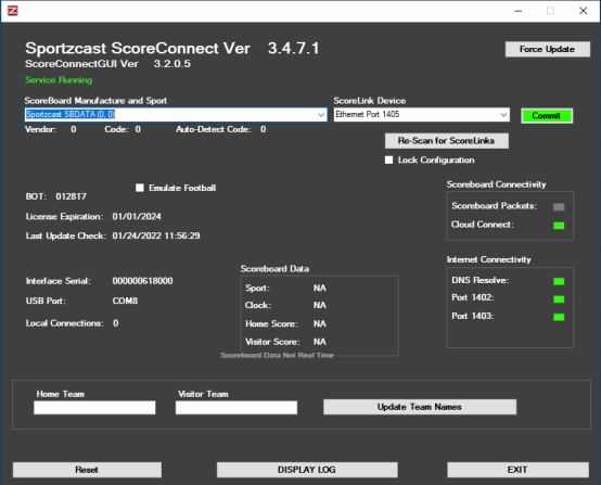 Scoreboard Controllers